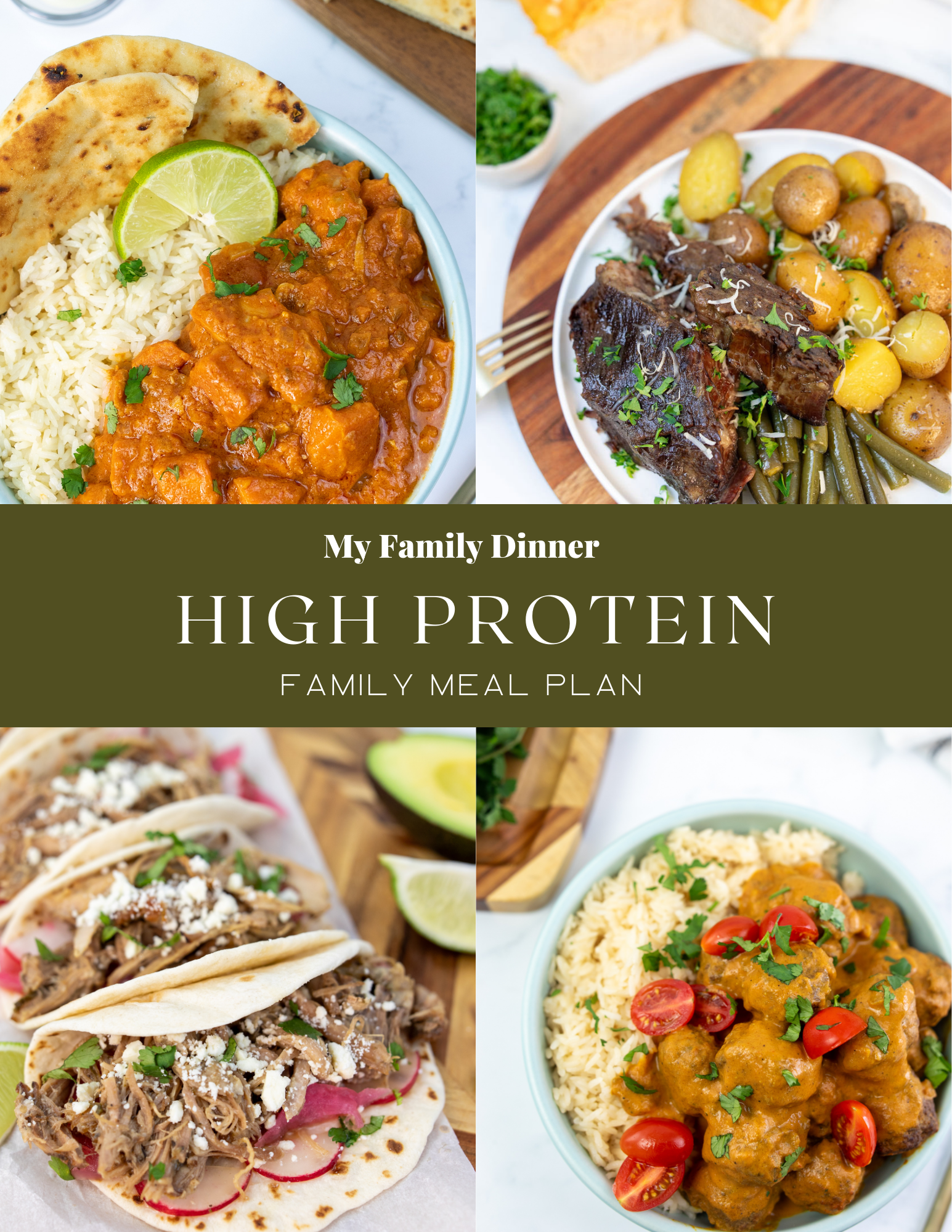 High Protein Family Meal Plan – MyFamilyDinner
