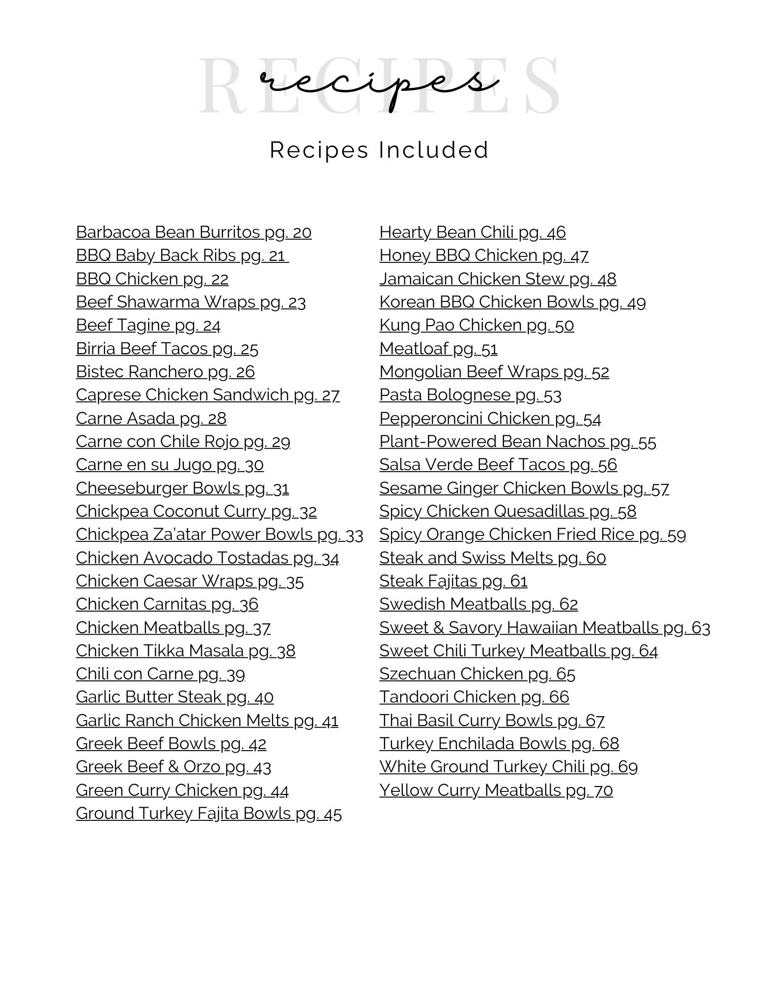 High Protein Family Meal Plan – MyFamilyDinner